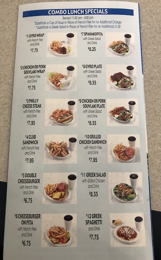Mythos Grill Menu, Prices, Hours & Location – The Best Greek Restaurant ...