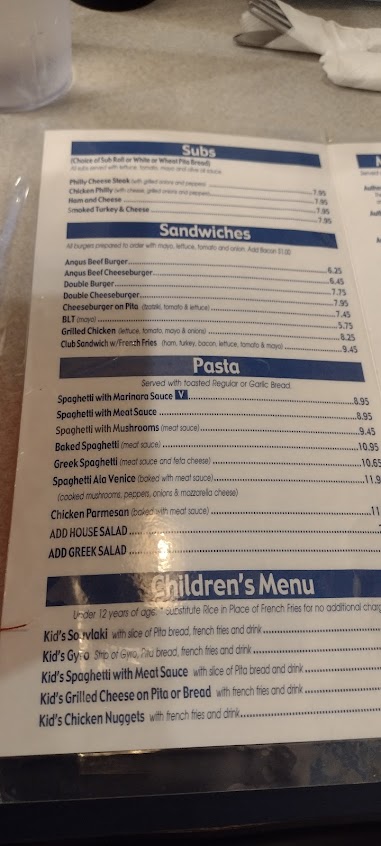 Mythos Grill Menu, Prices, Hours & Location – The Best Greek Restaurant ...